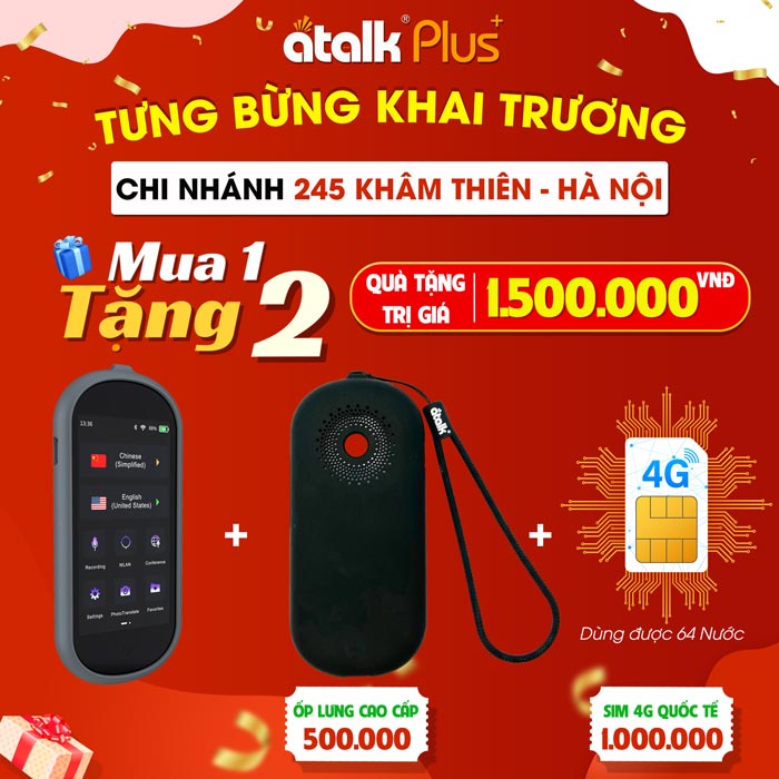 Atalk Plus+ | Dịch Offline tiếng Việt không cần kết nối Internet